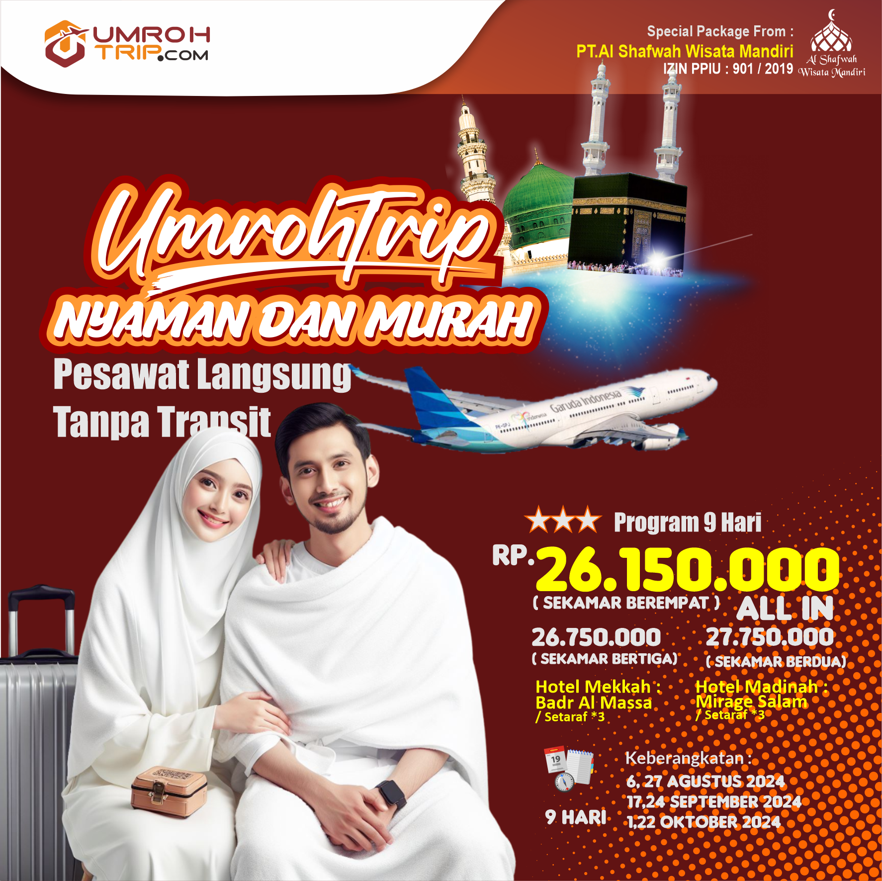 Paket Umroh Trip Smarts Umrah 2025 - umrohtrip.com